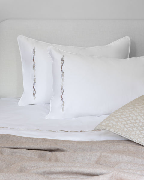 Hand-embroidered organic cotton bed linen by Gayle Warwick - Gayle Warwick