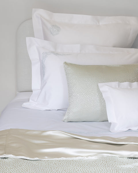 Hand-embroidered organic cotton bed linen by Gayle Warwick - Gayle Warwick